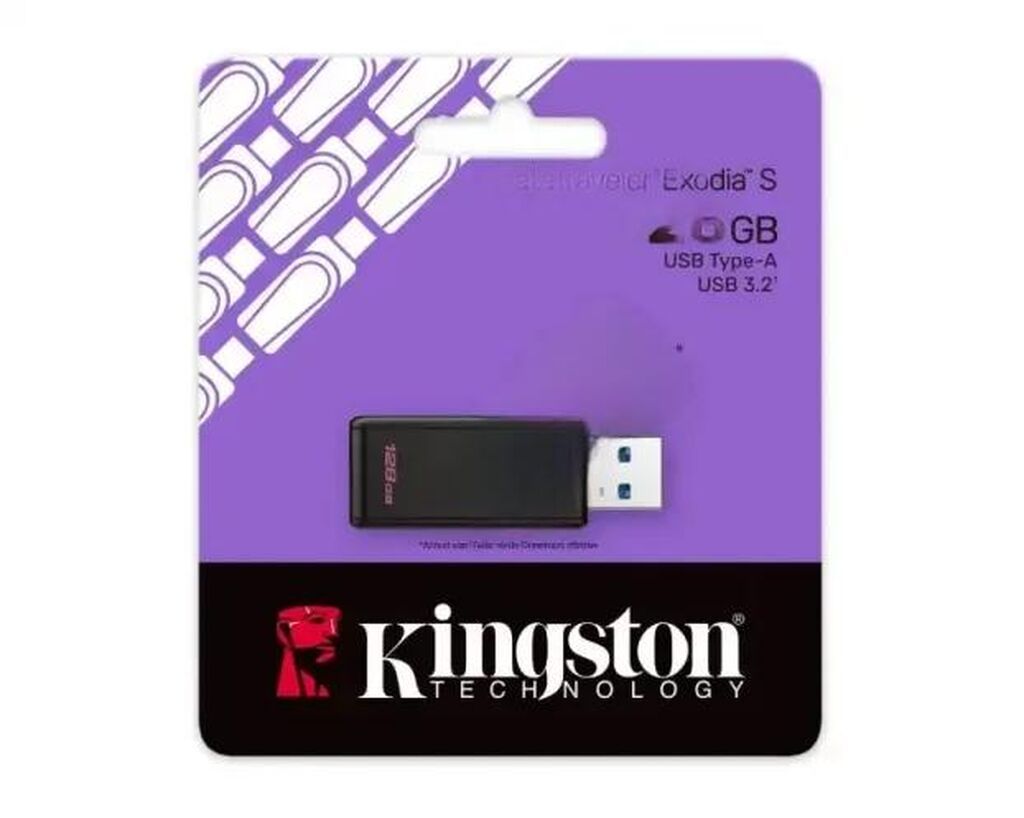 Kingston DataTraveler Exodia S USB fleš memorija – 128 GB -