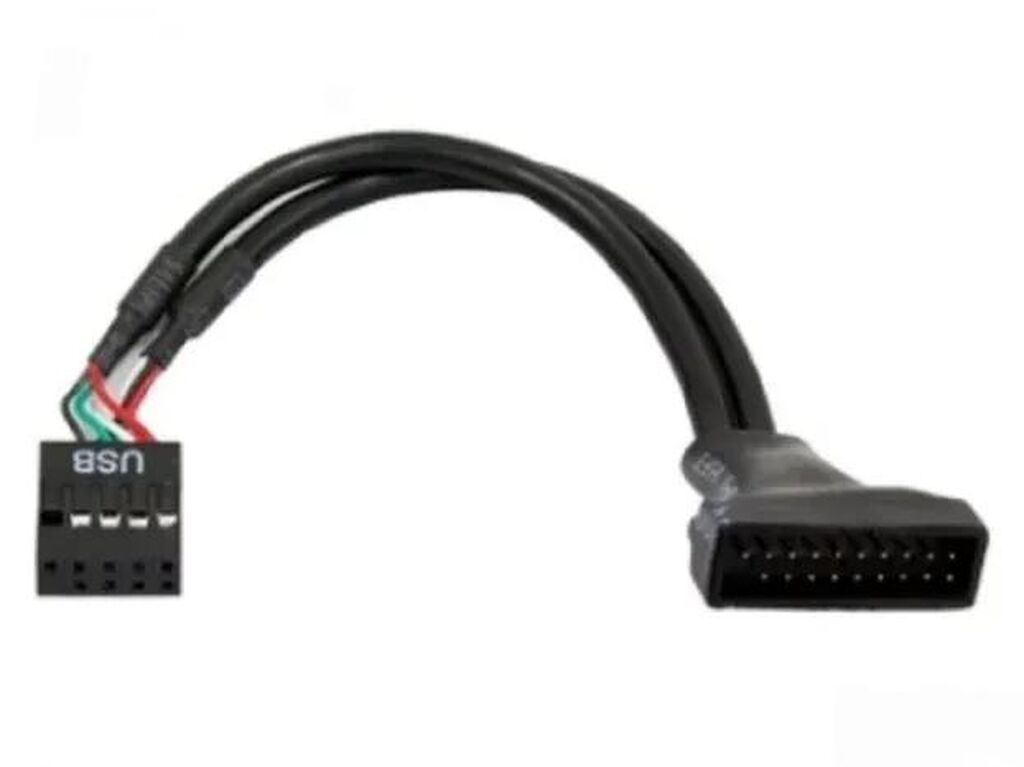 Adapter kabl: interni USB 3.0 19‑pin (header) na USB 2.0 9‑pin