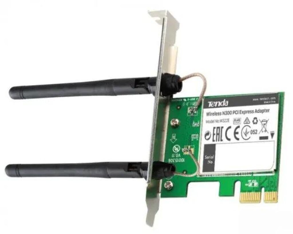 Tenda Wireless N300 PCI Express adapter – model W322E - Bežični PCIe