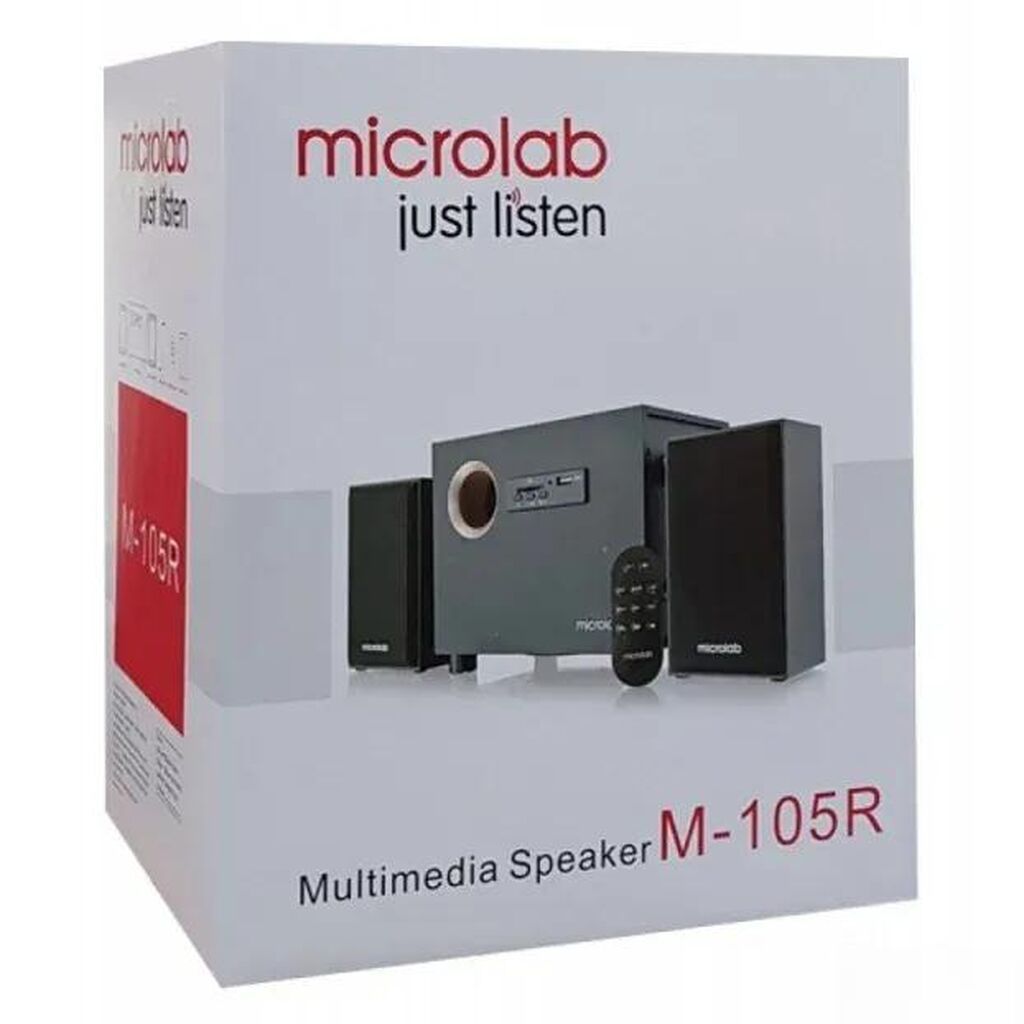 Microlab M-105R – 2.1 multimedijalni zvučni sistem - Konfiguracija