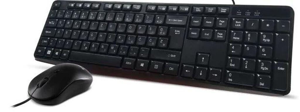 Žičani set tastatura + miš - Standardna punogabaritna tastatura sa