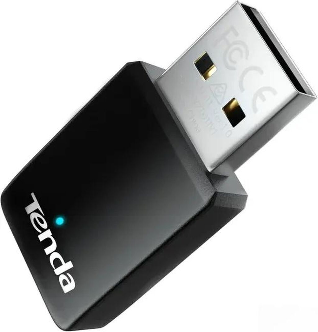 USB Wi‑Fi adapter Tenda - Ultra‑kompaktan nano dizajn – praktično