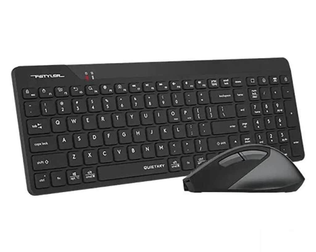 Bežični set tastatura + miš – Fstyler QuietKey - Komplet sadrži tanku