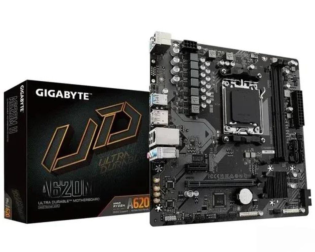 GIGABYTE A620M H – mATX matična ploča (AMD AM5) - Čipset: AMD A620 -