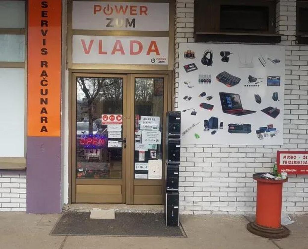 Prodavnica i servis računara – Power Zum “Vlada” U ponudi: -