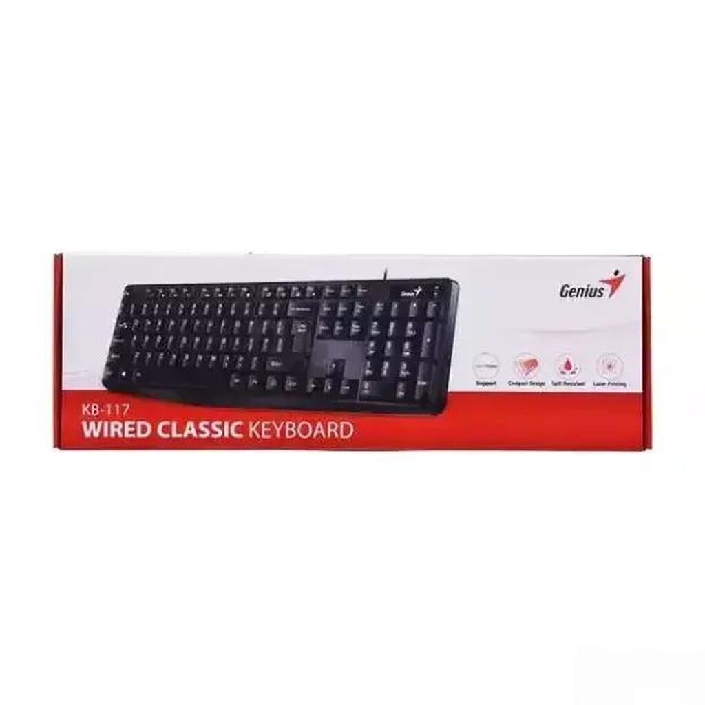 Genius KB-117 Wired Classic tastatura - Klasična žičana tastatura