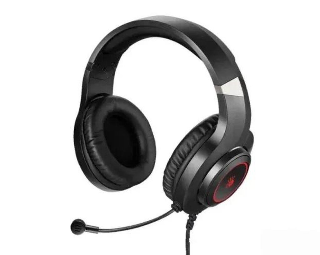 Gaming headset sa mikrofonom – crni - Preko-uhu (over-ear) slušalice