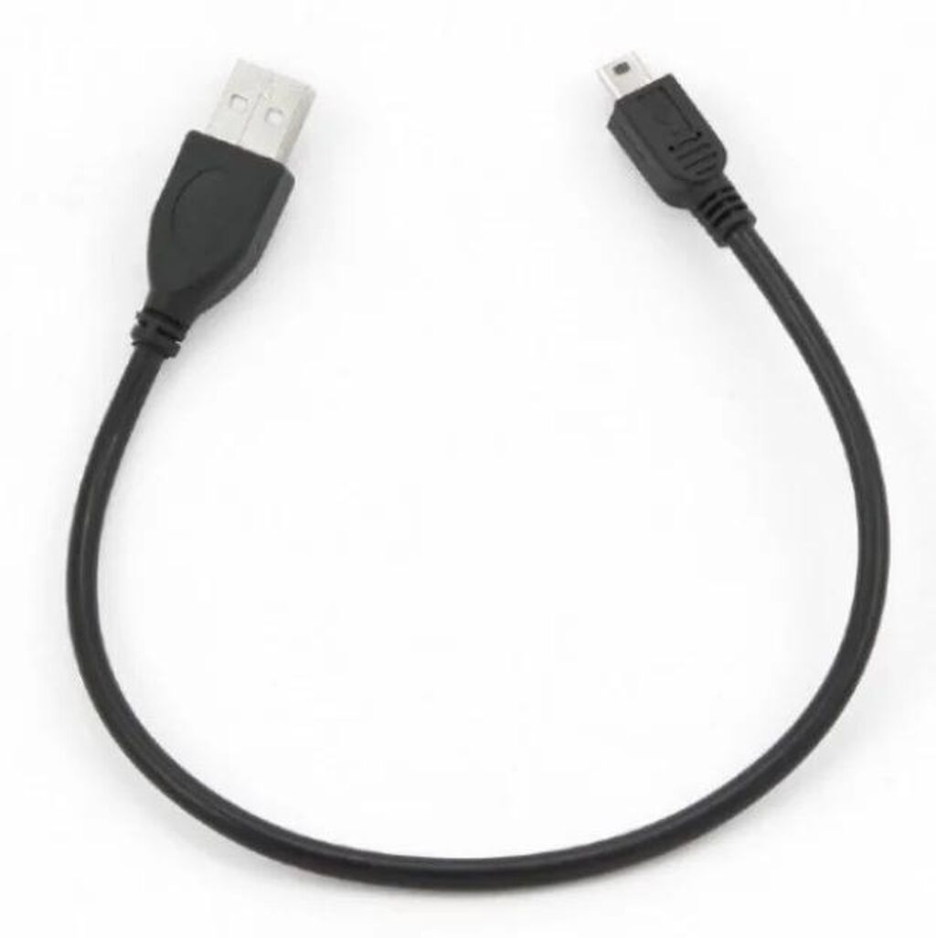 USB 2.0 kabl A na Mini USB (5‑pin) - Priključci: USB‑A (muški) na