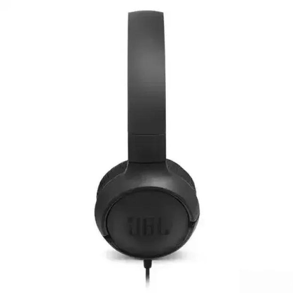 JBL TUNE 500 on-ear žičane slušalice – crne - JBL Pure Bass zvuk za