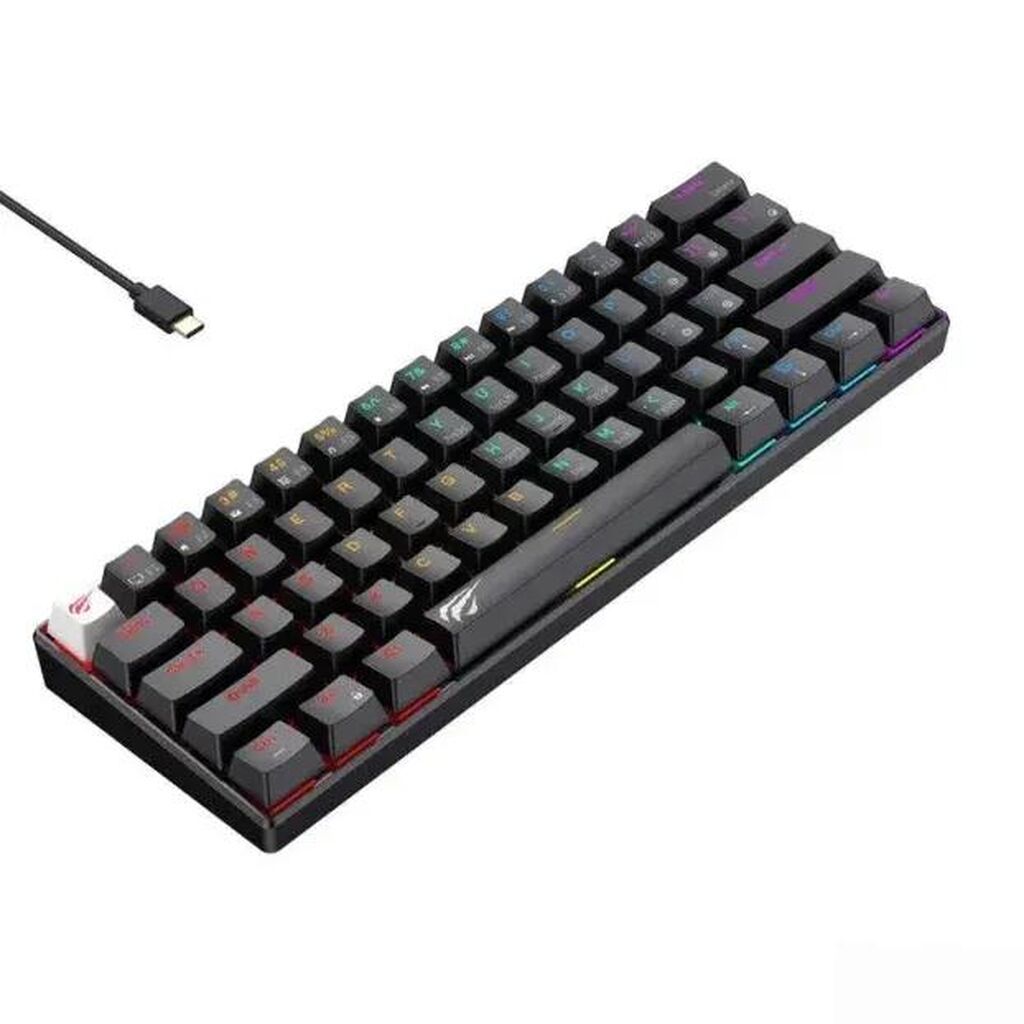 Mehanička gejmerska tastatura 60% sa RGB osvetljenjem - Kompaktan 60%