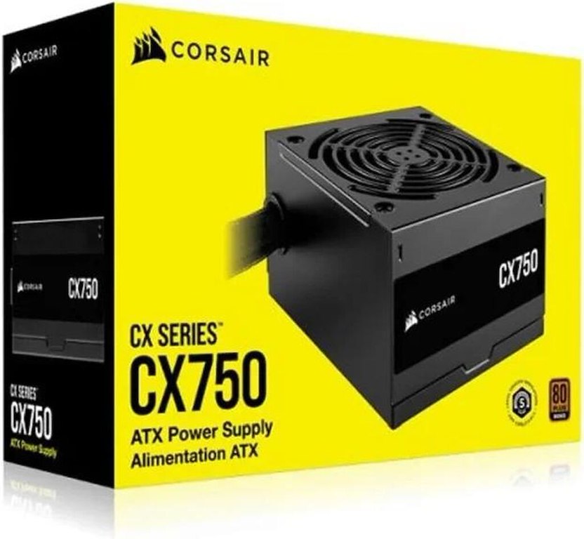 Corsair CX750 – ATX napajanje iz CX serije - Snaga: 750 W, stabilno
