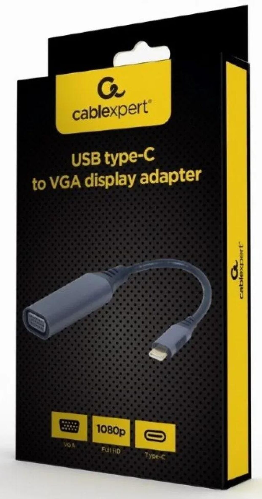 Cablexpert USB Type‑C to VGA adapter Opis: - Video adapter za