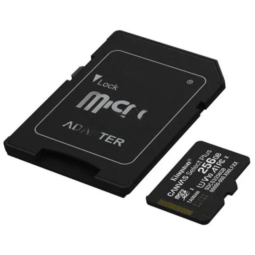 MicroSD memorijska kartica 256GB + SD adapter - Tip: microSDXC (sa SD