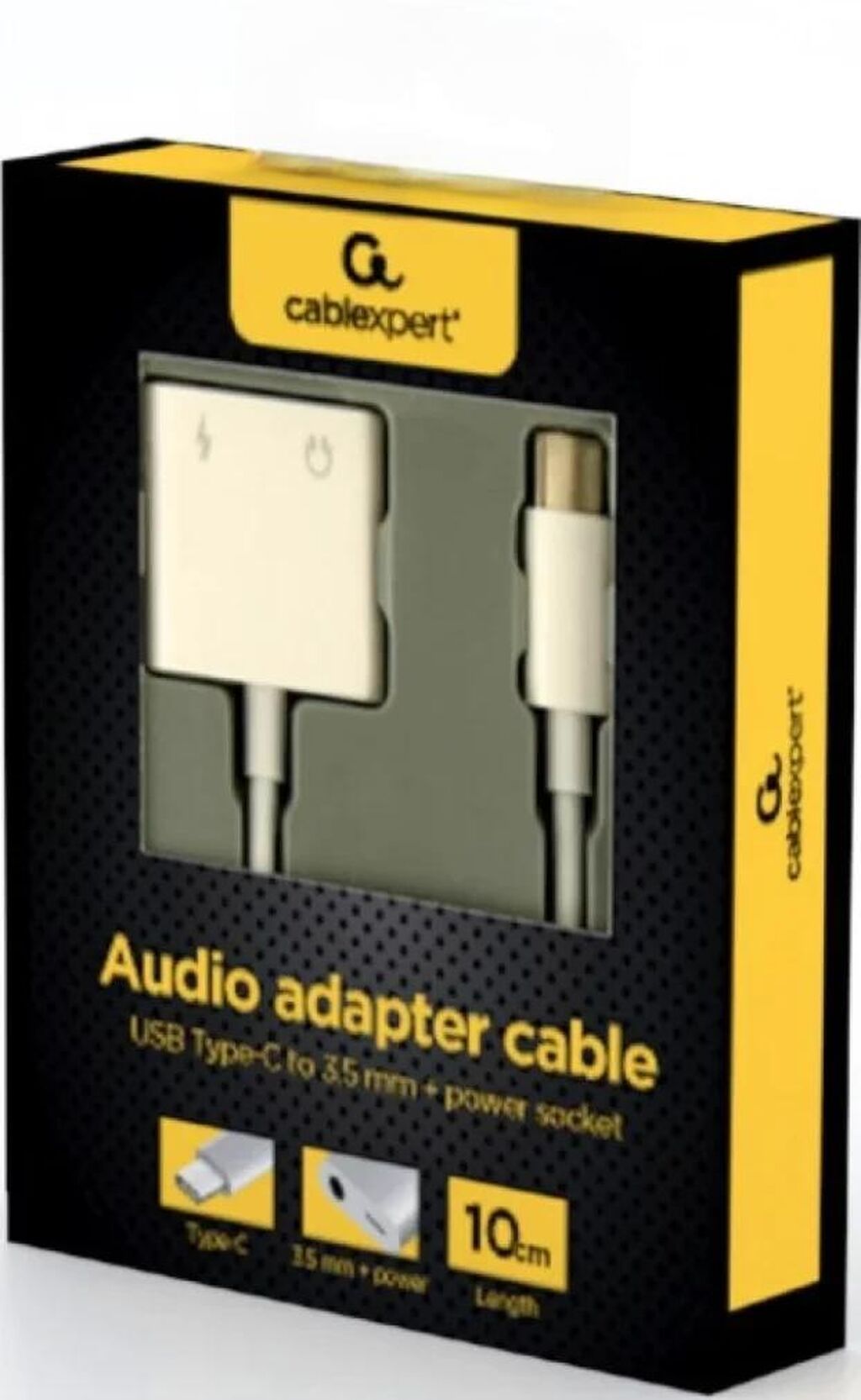 Audio adapter kabl – Cablexpert USB Type‑C na 3,5 mm + USB‑C za