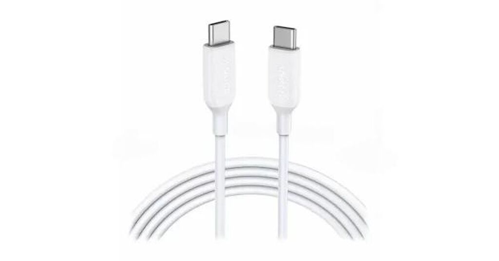 USB-C na USB-C kabl, bele boje - Konektori: USB Type-C (muški) na USB
