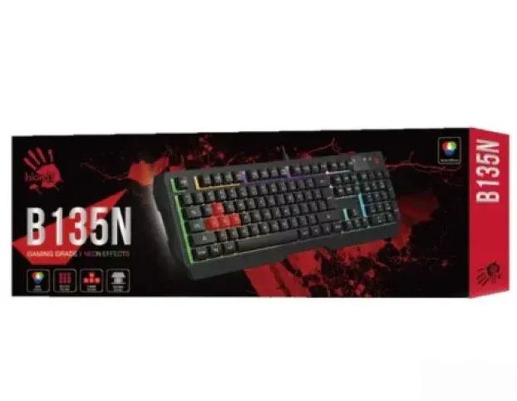 A4Tech Bloody B135N gejming tastatura - Membranska gejming tastatura