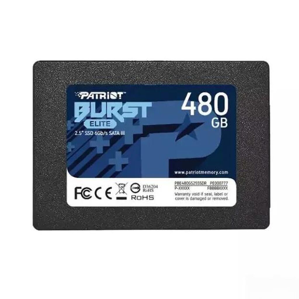 Patriot Burst Elite 480 GB – 2.5" SATA III SSD - Kapacitet: 480 GB -