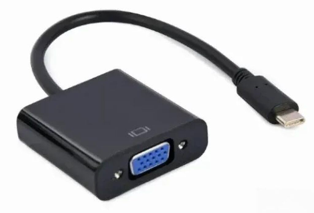 USB-C na VGA adapter (Cablexpert) - Pretvara USB Type‑C video izlaz u