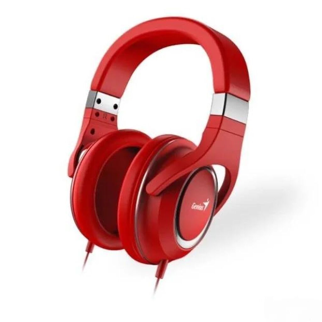 Genius HS-M450 crvene žičane over-ear slušalice - Tip: žične