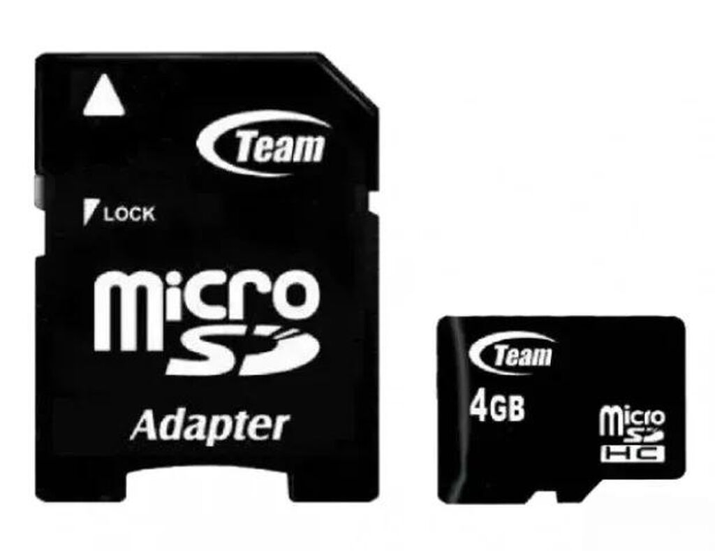 TeamGroup microSDHC memorijska kartica 4 GB + SD adapter - Kapacitet