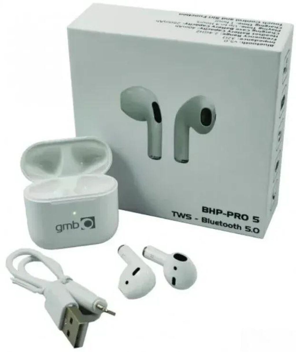 TWS bežične slušalice BHP-PRO 5 (Bluetooth 5.0) - TWS stereo