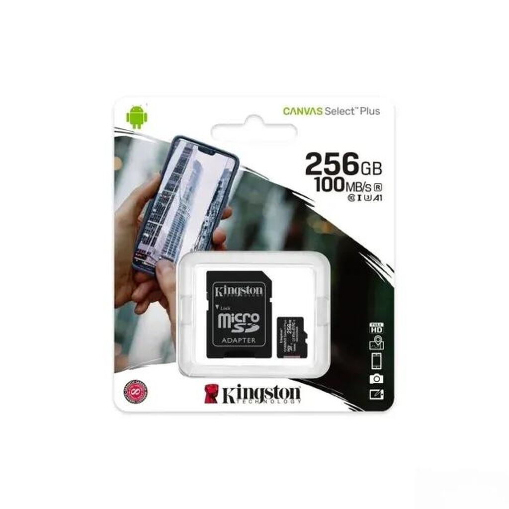 Kingston Canvas Select Plus microSD memorijska kartica 256 GB sa