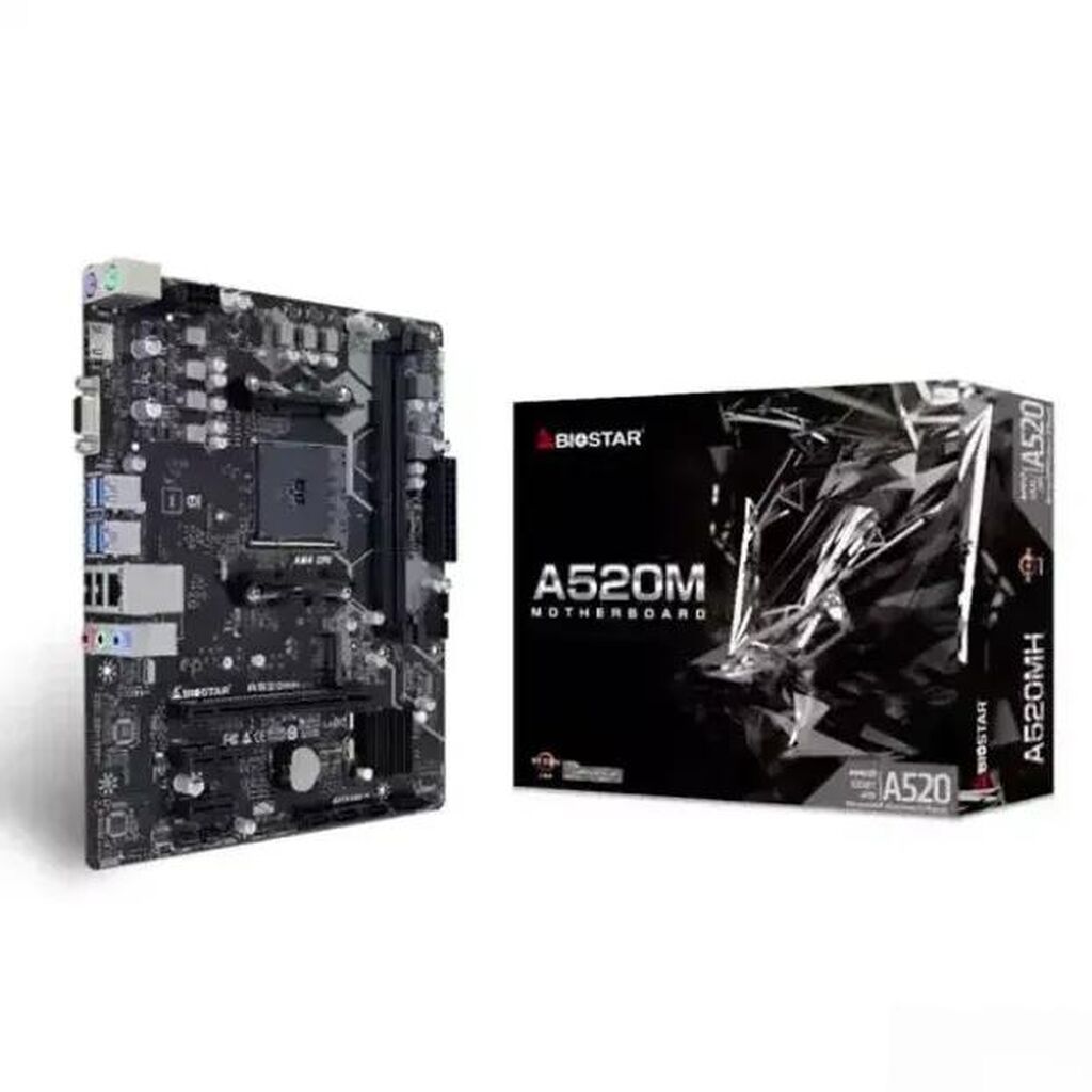 Biostar A520MH – mATX matična ploča za AMD Ryzen (AM4) - Čipset: AMD