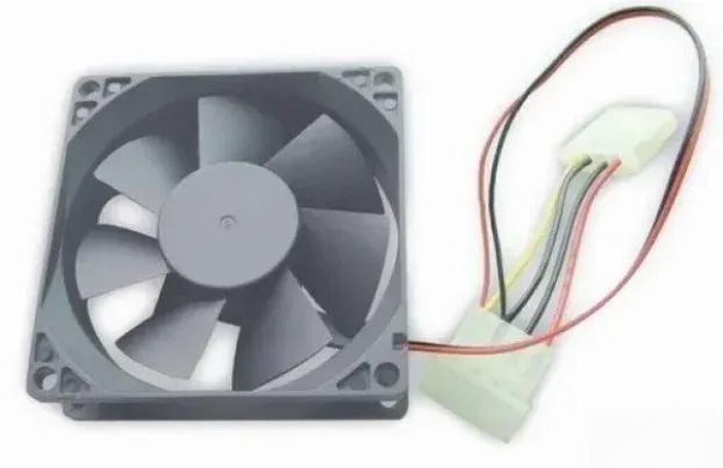 Gembird 80 mm ventilator za kućište računara + Molex adapter Opis: -