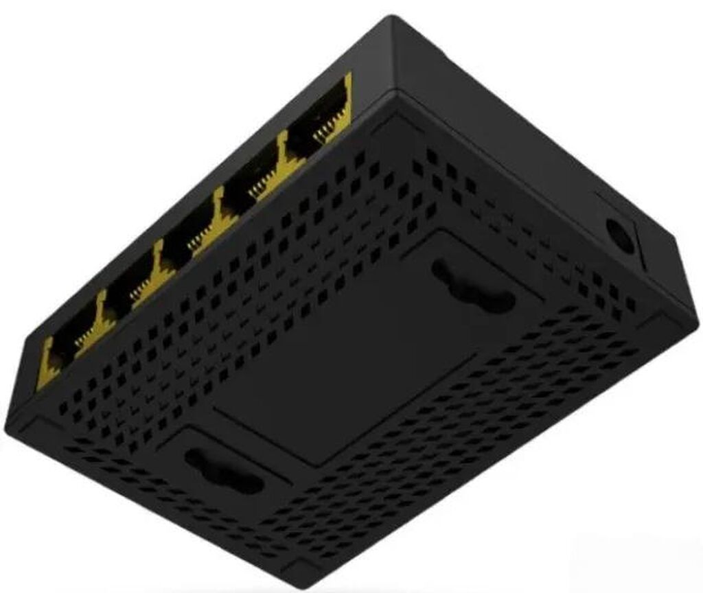 Mrežni switch 5-portni, kompaktan i tih (fanless) - 5x RJ45 Ethernet
