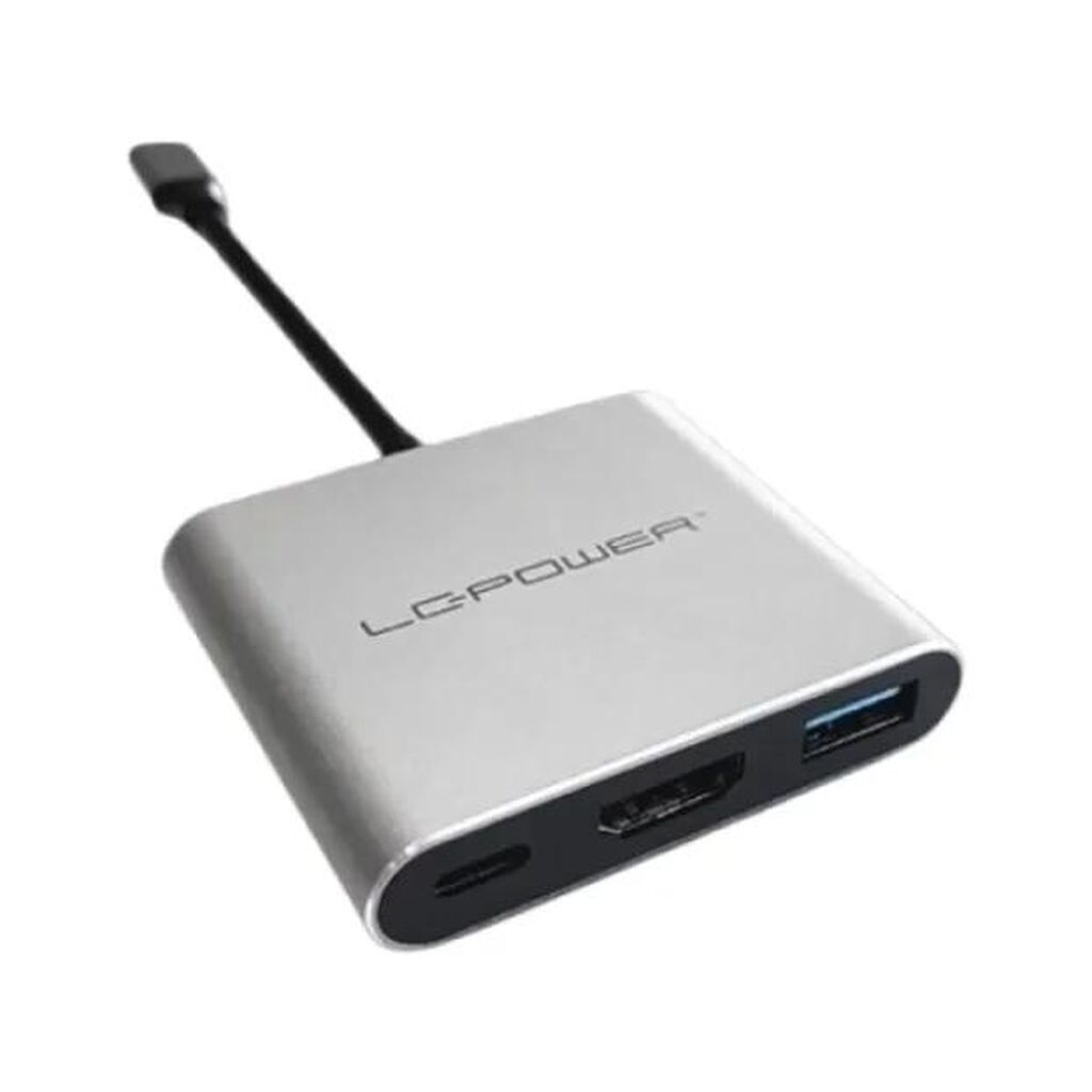 LC-Power USB-C mini docking adapter (3-u-1) - Priključak: USB-C (kabl