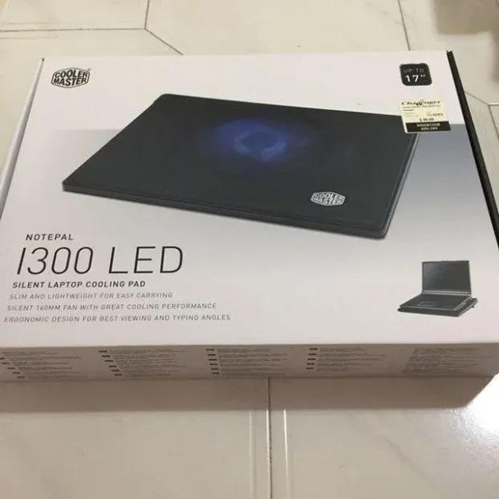 Cooler Master NotePal I300 LED – podloga za hlađenje laptopa - Za