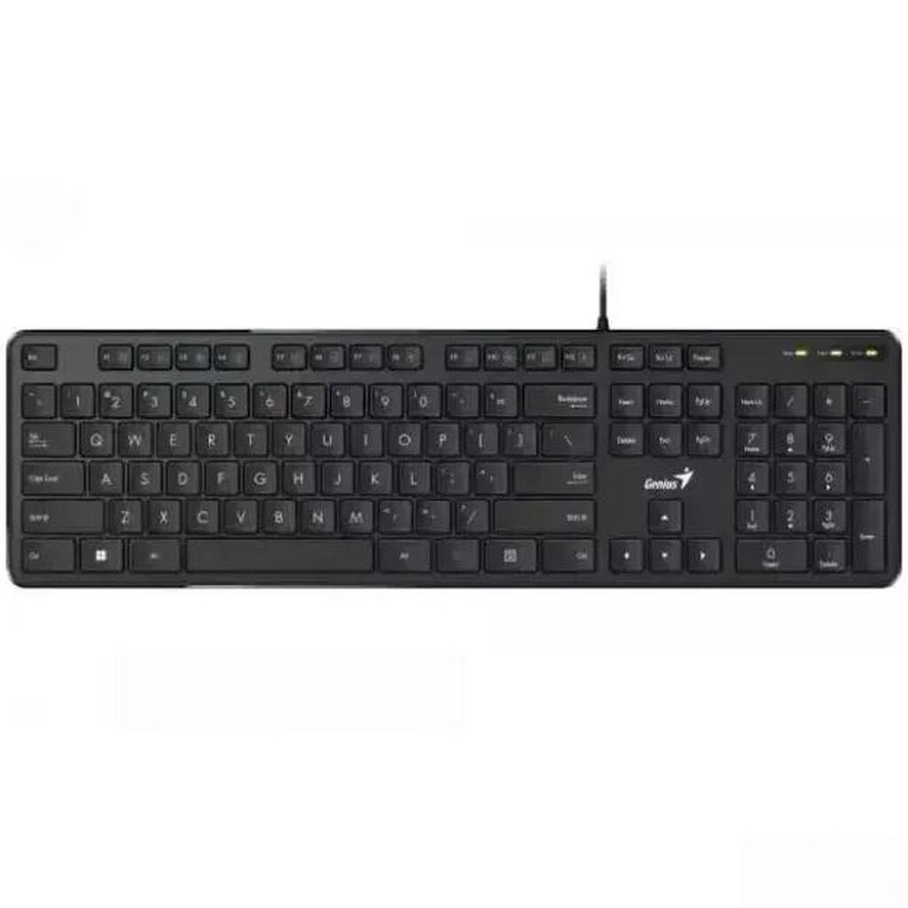GENIUS žičana tastatura sa numeričkim delom - Standardni raspored