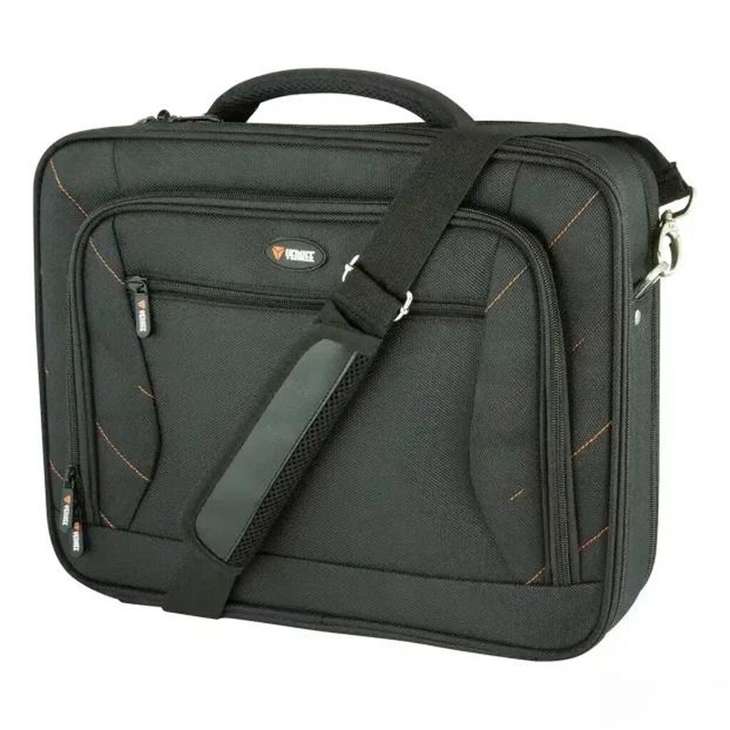 Torba za laptop Venkee Indiana 15.6" - Dizajn: elegantna crna torba