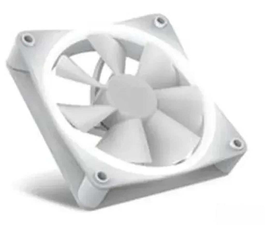 PC ventilator 120 mm sa belim LED osvetljenjem - Dimenzije: 120 x 120