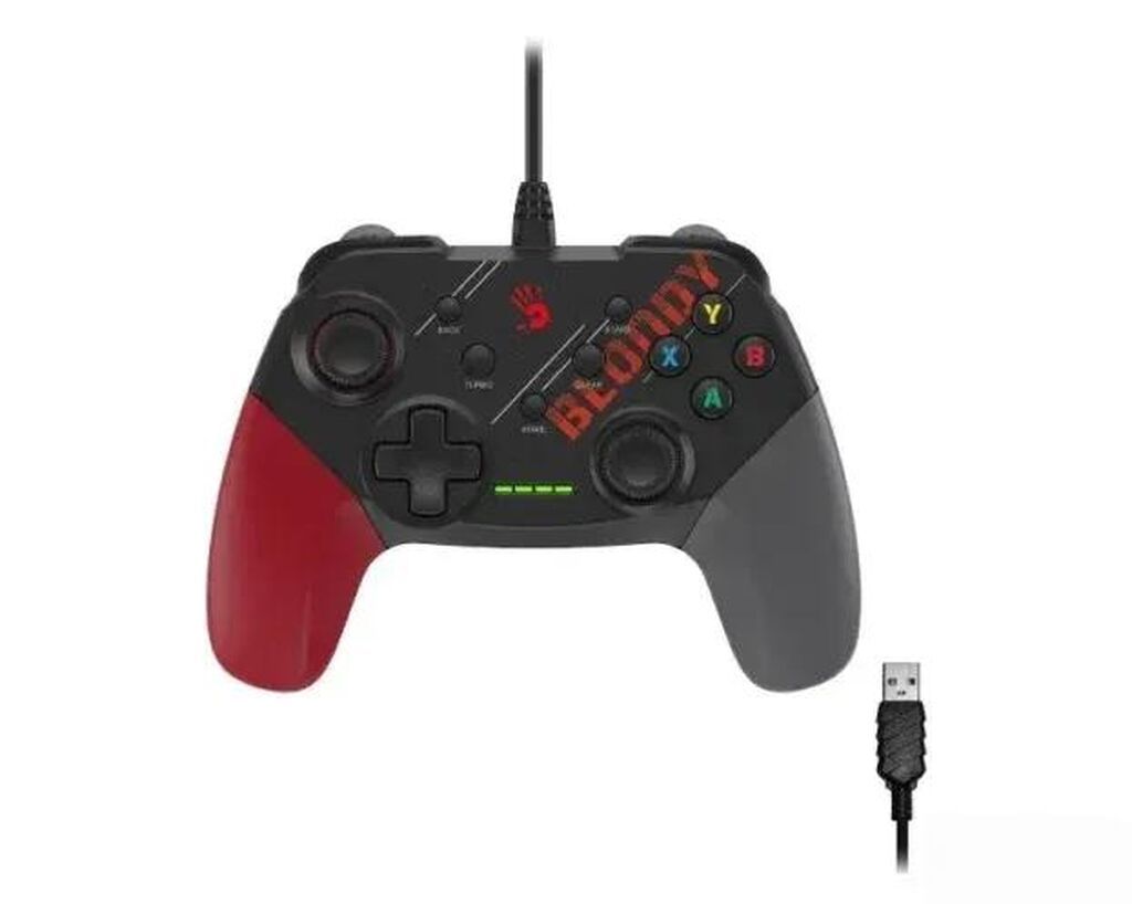 A4Tech Bloody gamepad (žičani) - Ergonomski dizajn sa asimetričnim