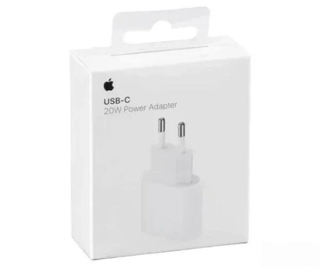 Apple USB‑C Power Adapter 20W - Snaga: 20 W, brzo punjenje uz USB‑C