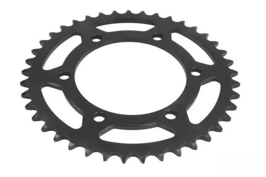 Zadnji lančanik za motocikl/bicikl - Materijal: metal (čelik), crni