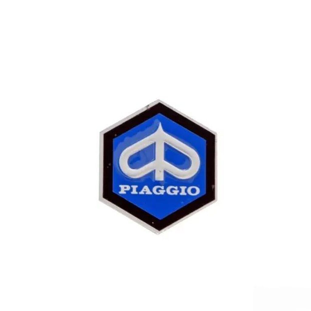 PIAGGIO amblem – samolepljivi heksagonalni znak - Originalni Piaggio