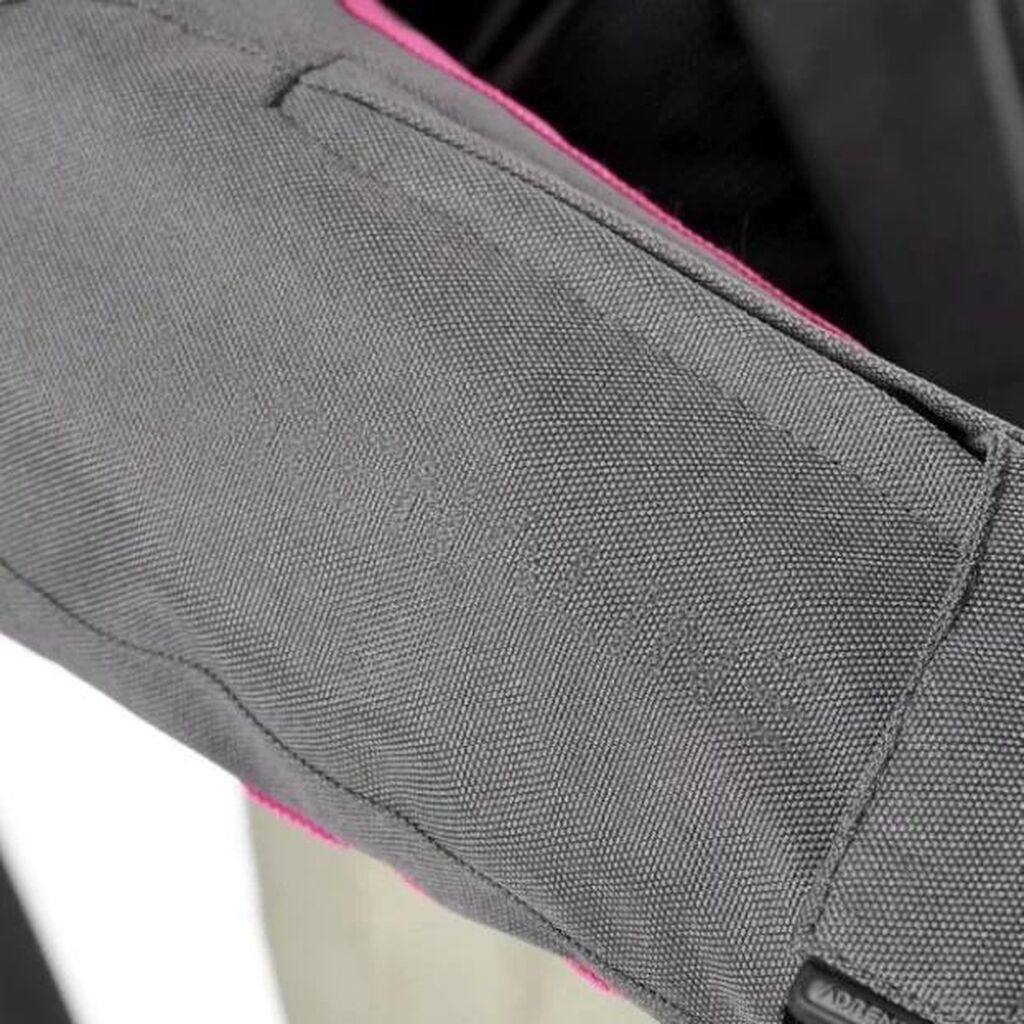 Ženska moto jakna Adrenaline – siva sa pink detaljima - Materijal