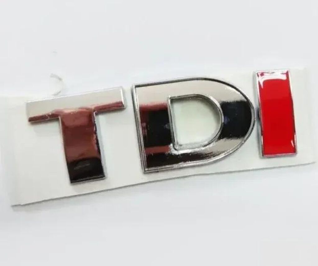 TDI hromirana oznaka/emblem za automobil - Hromirani 3D natpis “TDI”