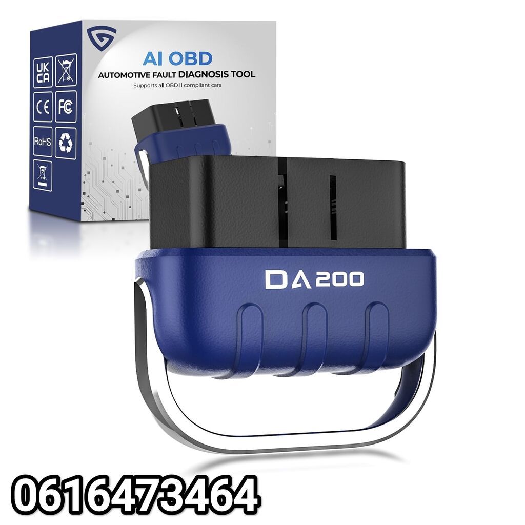 Novo - DA200 AI Bluetooth OBD2 za IOS & Android Podržava svih 9