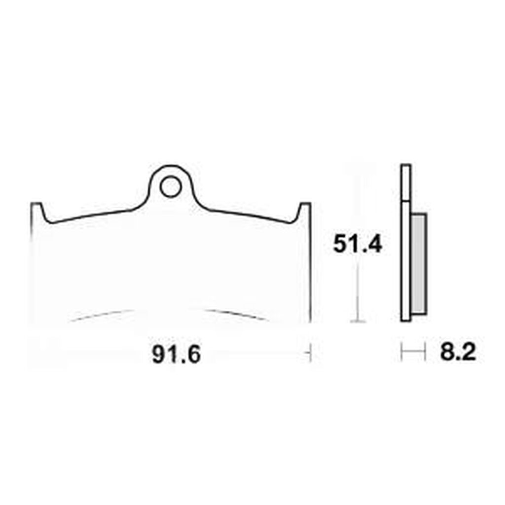 TRW sinterovane kočione pločice za motocikl – prednje - Tip: sinter