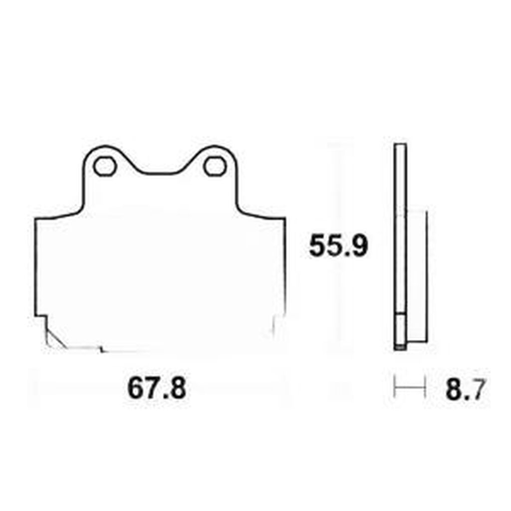 Kočione pločice za motocikl – dimenzije i specifikacije - Tip