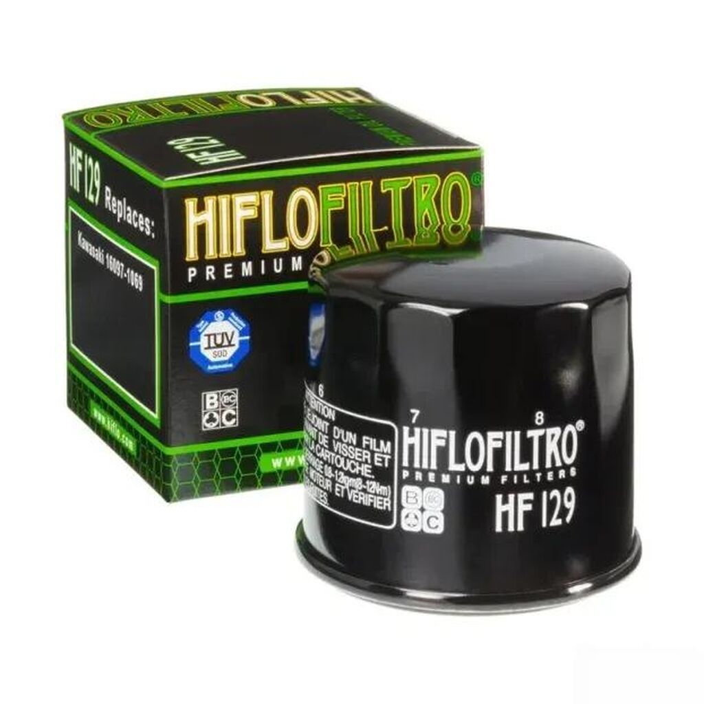 Hiflofiltro HF129 – premium filter ulja za motocikle - Tip: navojni