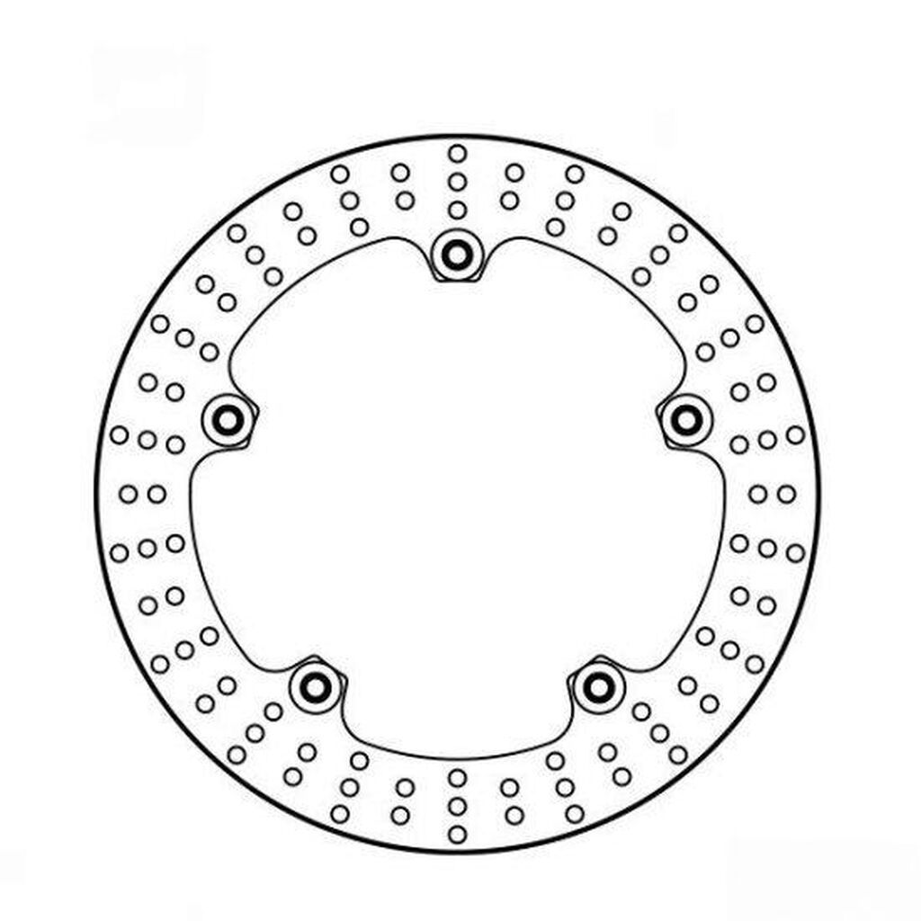 Prednji kočioni disk (rotor) za motocikl – ventilirani, perforirani -