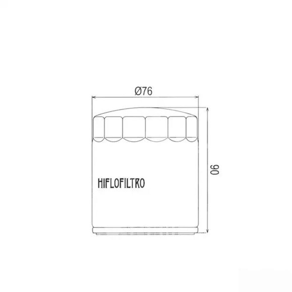 Hiflofiltro HF551 – premium filter ulja za motocikle - Tip: spin-on