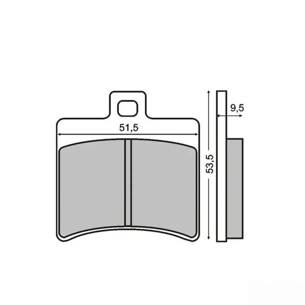 Kočione pločice – dimenzije i specifikacije - Tip: disk kočione
