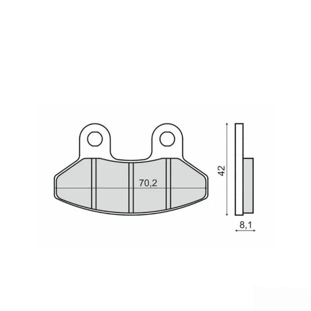 Prednje kočione pločice – dimenzije i kompatibilnost po šemi - Tip