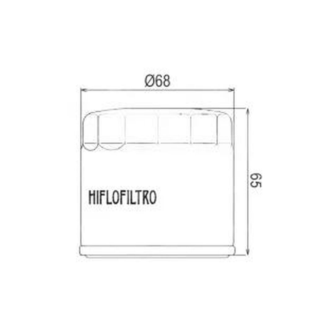 Hiflofiltro HF191 – premium uljni filter za motocikle - Tip: Spin-on