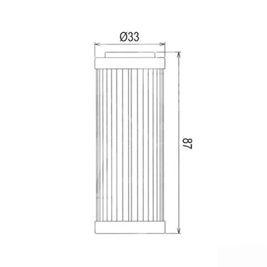 Hiflofiltro HF123 – filter ulja za motocikle - Tip: papirni ulošak
